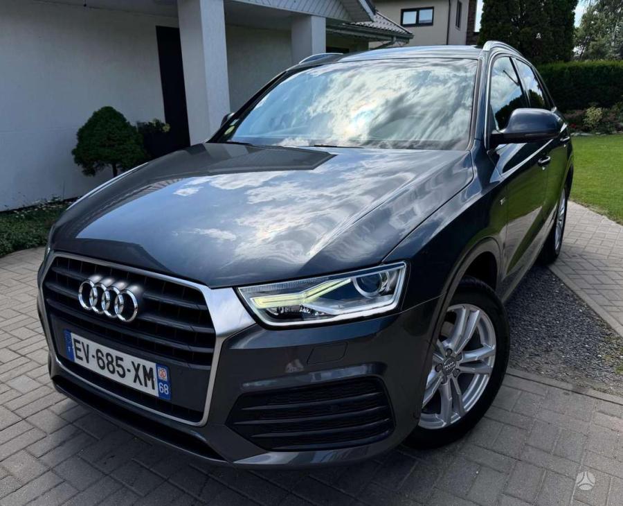 Pelēks Audi Q3 2018 Kauņa, ar dzinēja tilpumu 2.00 L un nobraukumu 239 tūkst. km par 14350 €, foto 24 vietnē AUTOMOTO.COM.LV