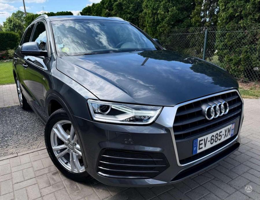 Pelēks Audi Q3 2018 Kauņa, ar dzinēja tilpumu 2.00 L un nobraukumu 239 tūkst. km par 14350 €, foto 25 vietnē AUTOMOTO.COM.LV