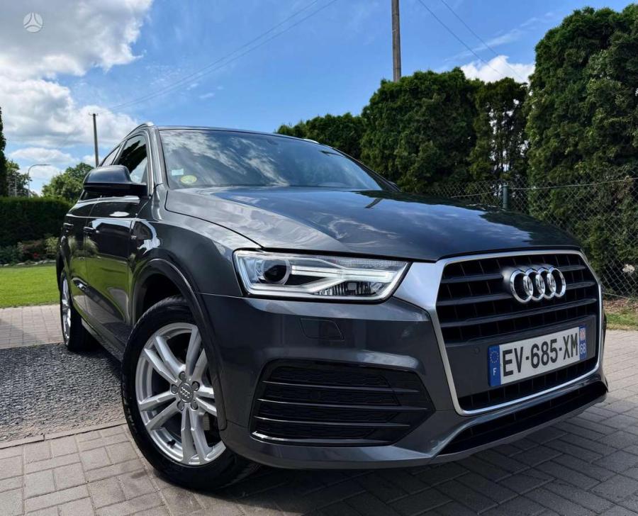 Pelēks Audi Q3 2018 Kauņa, ar dzinēja tilpumu 2.00 L un nobraukumu 239 tūkst. km par 14350 €, foto 26 vietnē AUTOMOTO.COM.LV