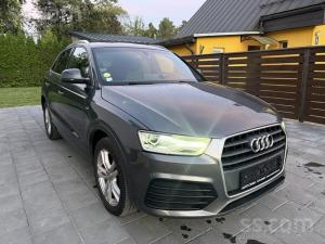 Pelēks Audi Q3 2018 Ogre, ar dzinēja tilpumu 2.00 L un nobraukumu 178 tūkst. km par 16899 €, foto  vietnē AUTOMOTO.COM.LV