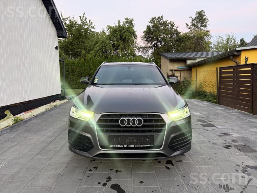 Pelēks Audi Q3 2018 Ogre, ar dzinēja tilpumu 2.00 L un nobraukumu 178 tūkst. km par 16899 €, foto 3 vietnē AUTOMOTO.COM.LV