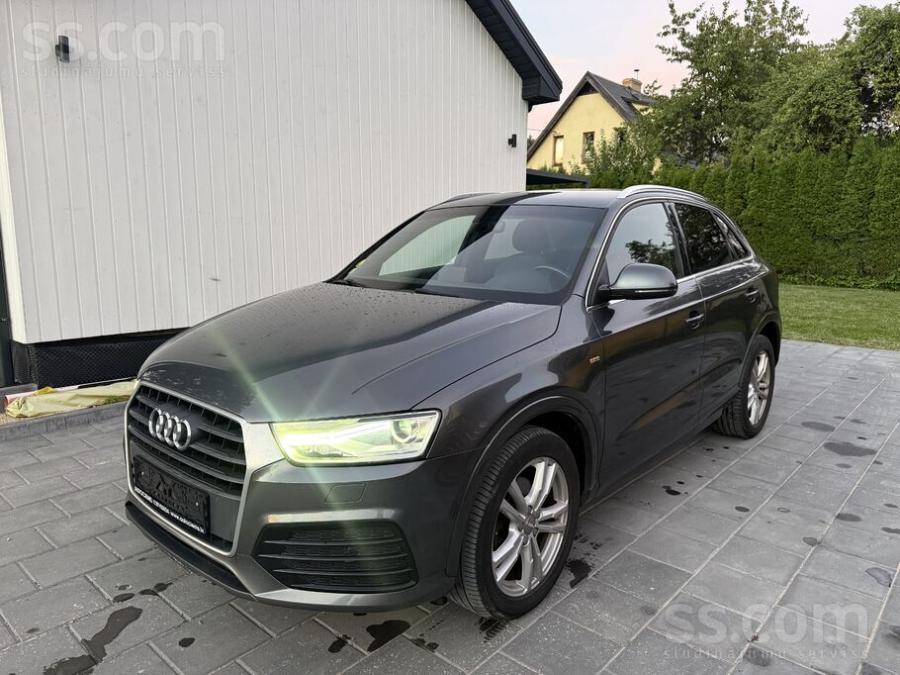 Pelēks Audi Q3 2018 Ogre, ar dzinēja tilpumu 2.00 L un nobraukumu 178 tūkst. km par 16899 €, foto 4 vietnē AUTOMOTO.COM.LV