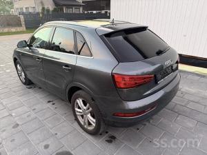 Pelēks Audi Q3 2018 Ogre, ar dzinēja tilpumu 2.00 L un nobraukumu 178 tūkst. km par 16899 €, foto 5 vietnē AUTOMOTO.COM.LV