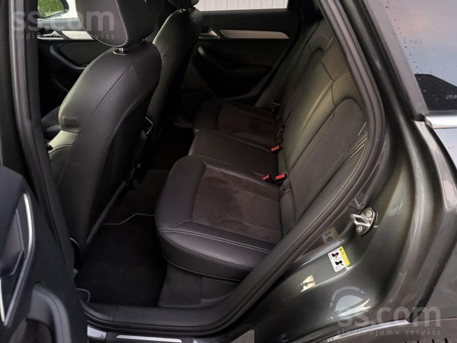 Pelēks Audi Q3 2018 Ogre, ar dzinēja tilpumu 2.00 L un nobraukumu 178 tūkst. km par 16899 €, foto 12 vietnē AUTOMOTO.COM.LV