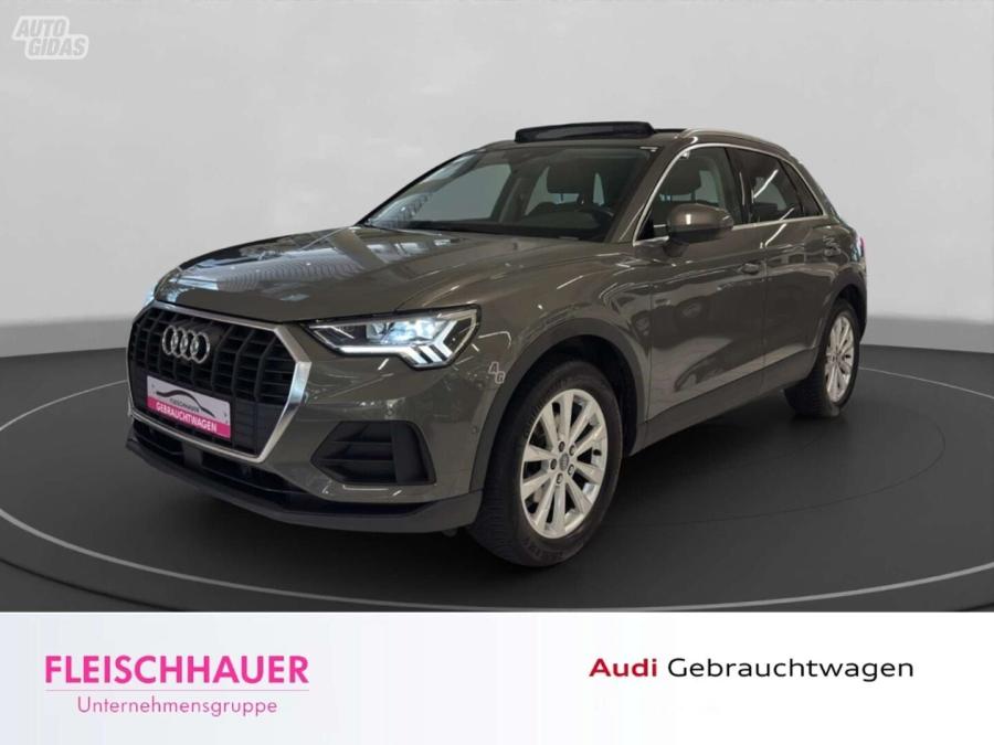 Grey Audi Q3 2019 in Kaunas, with an engine capacity of 1.50 L and mileage of 80 thousand km for 28559 €, photo 1 on AUTOMOTO.COM.LV