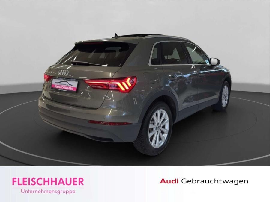 Grey Audi Q3 2019 in Kaunas, with an engine capacity of 1.50 L and mileage of 80 thousand km for 28559 €, photo 6 on AUTOMOTO.COM.LV