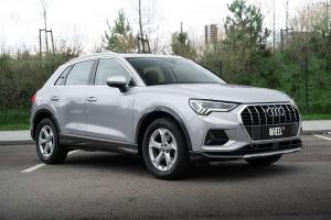 Grey Audi Q3 2019 in Vilnius, with an engine capacity of 1.50 L and mileage of 168 thousand km for 19900 €, photo 8 on AUTOMOTO.COM.LV