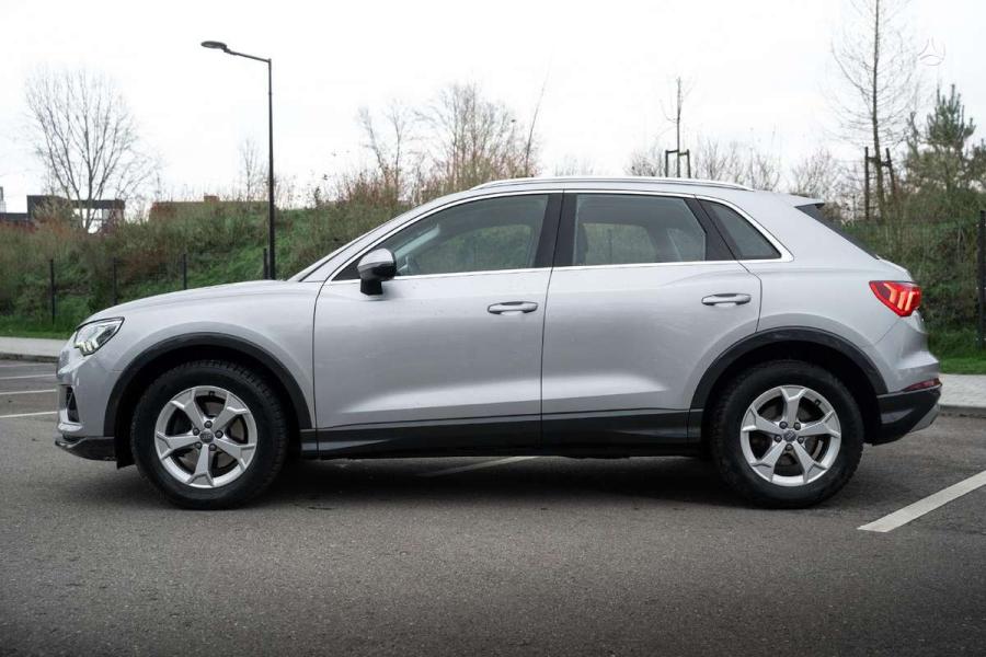 Grey Audi Q3 2019 in Vilnius, with an engine capacity of 1.50 L and mileage of 168 thousand km for 19500 €, photo 2 on AUTOMOTO.COM.LV