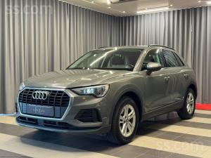 Pelēks Audi Q3 2019 Rīga, ar dzinēja tilpumu 1.50 L un nobraukumu 159 tūkst. km par 21790 €, foto  vietnē AUTOMOTO.COM.LV