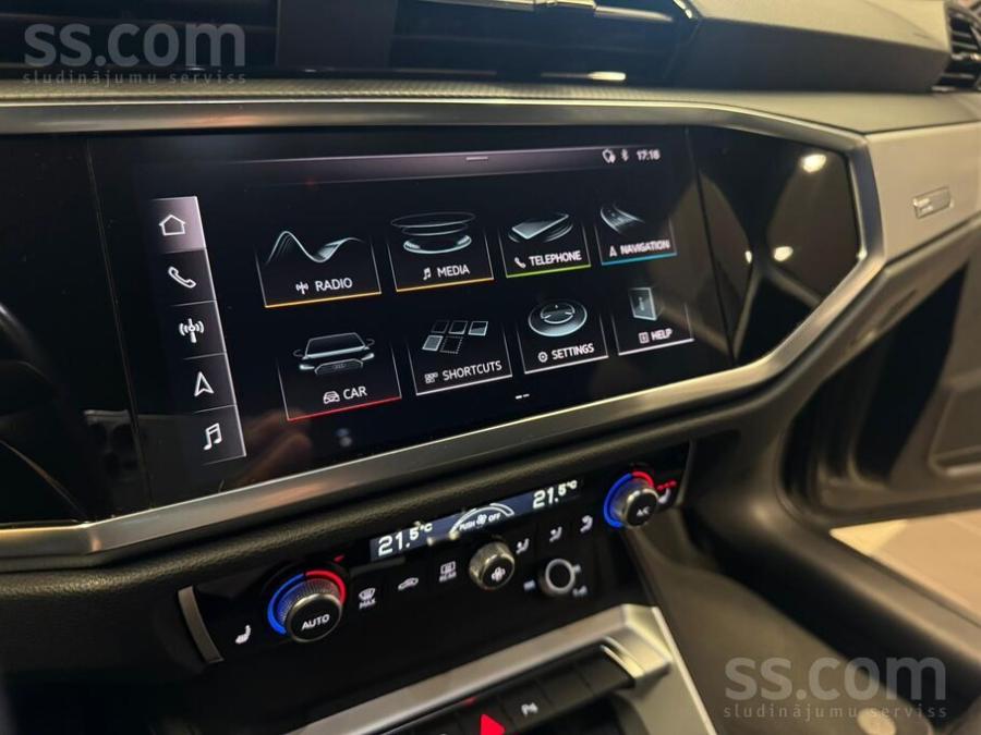 Grey Audi Q3 2019 in Riga, with an engine capacity of 1.50 L and mileage of 159 thousand km for 21490 €, photo 14 on AUTOMOTO.COM.LV