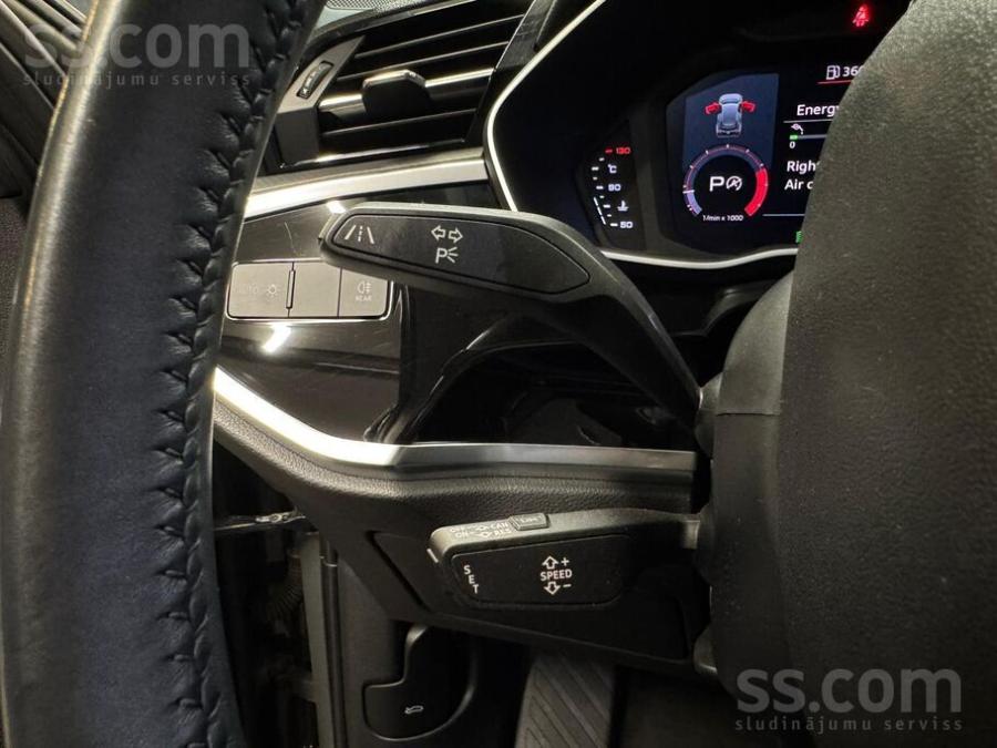 Grey Audi Q3 2019 in Riga, with an engine capacity of 1.50 L and mileage of 159 thousand km for 21490 €, photo 22 on AUTOMOTO.COM.LV