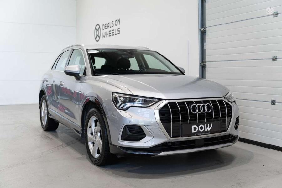 Grey Audi Q3 2019 in Vilnius, with an engine capacity of 1.50 L and mileage of 169 thousand km for 19900 €, photo 1 on AUTOMOTO.COM.LV