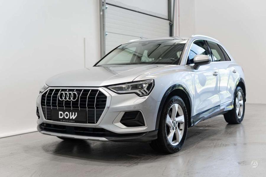 Grey Audi Q3 2019 in Vilnius, with an engine capacity of 1.50 L and mileage of 169 thousand km for 19900 €, photo 3 on AUTOMOTO.COM.LV