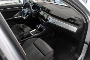 Grey Audi Q3 2019 in Vilnius, with an engine capacity of 1.50 L and mileage of 169 thousand km for 19900 €, photo 19 on AUTOMOTO.COM.LV