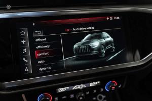 Grey Audi Q3 2019 in Vilnius, with an engine capacity of 1.50 L and mileage of 169 thousand km for 19900 €, photo 27 on AUTOMOTO.COM.LV