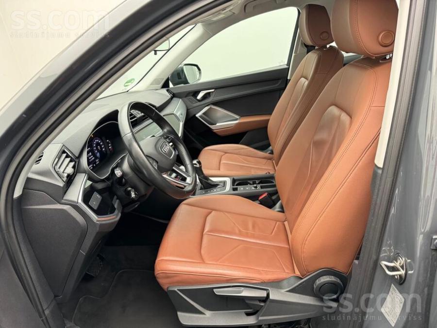 Grey Audi Q3 2020 in Riga, with an engine capacity of 2.00 L and mileage of 175 thousand km for 19900 €, photo 10 on AUTOMOTO.COM.LV