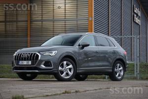 Grey Audi Q3 2020 in Riga, with an engine capacity of 2.00 L and mileage of 181 thousand km for 21990 €, photo  on AUTOMOTO.COM.LV