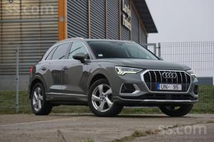 Grey Audi Q3 2020 in Riga, with an engine capacity of 2.00 L and mileage of 181 thousand km for 21990 €, photo 3 on AUTOMOTO.COM.LV