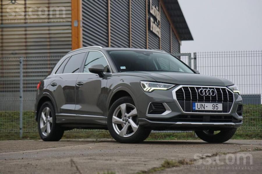 Grey Audi Q3 2020 in Riga, with an engine capacity of 2.00 L and mileage of 181 thousand km for 21990 €, photo 3 on AUTOMOTO.COM.LV