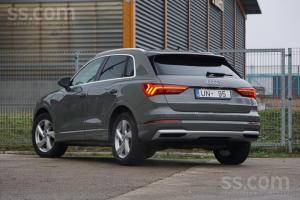 Grey Audi Q3 2020 in Riga, with an engine capacity of 2.00 L and mileage of 181 thousand km for 21990 €, photo 4 on AUTOMOTO.COM.LV