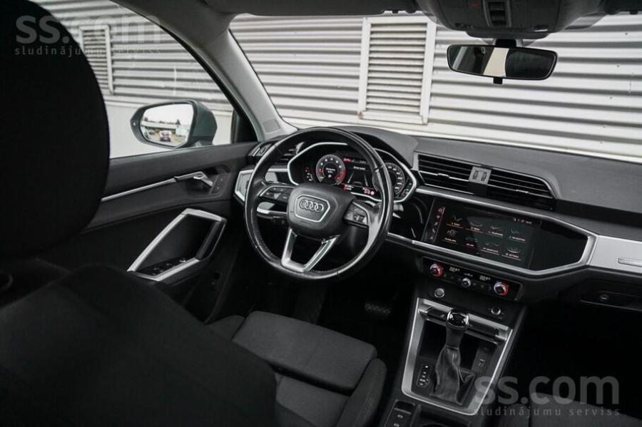 Grey Audi Q3 2020 in Riga, with an engine capacity of 2.00 L and mileage of 181 thousand km for 21990 €, photo 11 on AUTOMOTO.COM.LV