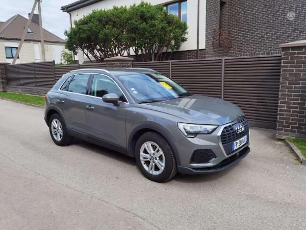 Grey Audi Q3 2020 in Kaunas, with an engine capacity of 1.50 L and mileage of 82 thousand km for 12900 €, photo 1 on AUTOMOTO.COM.LV