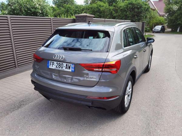 Grey Audi Q3 2020 in Kaunas, with an engine capacity of 1.50 L and mileage of 82 thousand km for 12900 €, photo 7 on AUTOMOTO.COM.LV