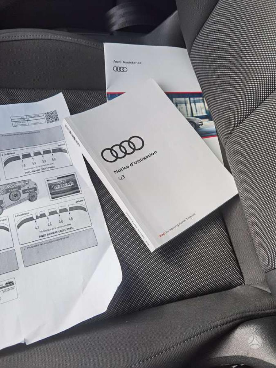 Pelēks Audi Q3 2020 Kauņa, ar dzinēja tilpumu 1.50 L un nobraukumu 82 tūkst. km par 12900 €, foto 15 vietnē AUTOMOTO.COM.LV