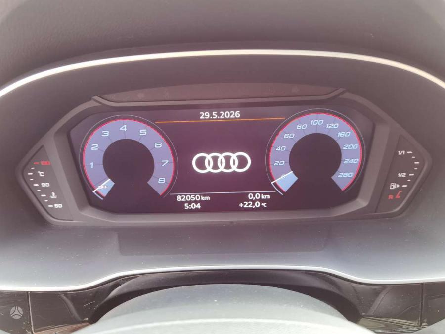 Grey Audi Q3 2020 in Kaunas, with an engine capacity of 1.50 L and mileage of 82 thousand km for 12300 €, photo 11 on AUTOMOTO.COM.LV
