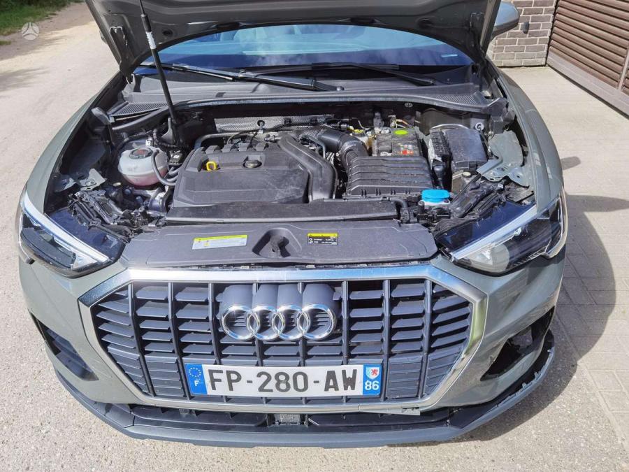 Grey Audi Q3 2020 in Kaunas, with an engine capacity of 1.50 L and mileage of 82 thousand km for 12300 €, photo 23 on AUTOMOTO.COM.LV