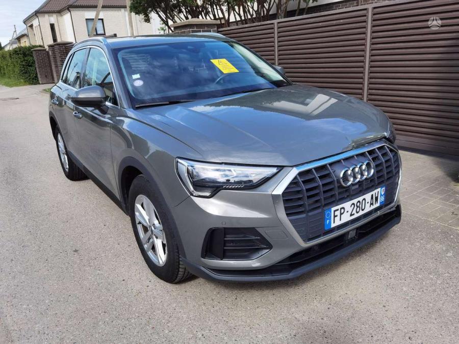 Grey Audi Q3 2020 in Kaunas, with an engine capacity of 1.50 L and mileage of 82 thousand km for 12300 €, photo 25 on AUTOMOTO.COM.LV