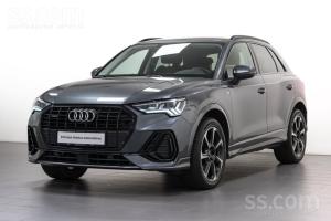 Grey Audi Q3 2020 in Riga, with an engine capacity of 2.00 L and mileage of 73 thousand km for 28500 €, photo  on AUTOMOTO.COM.LV