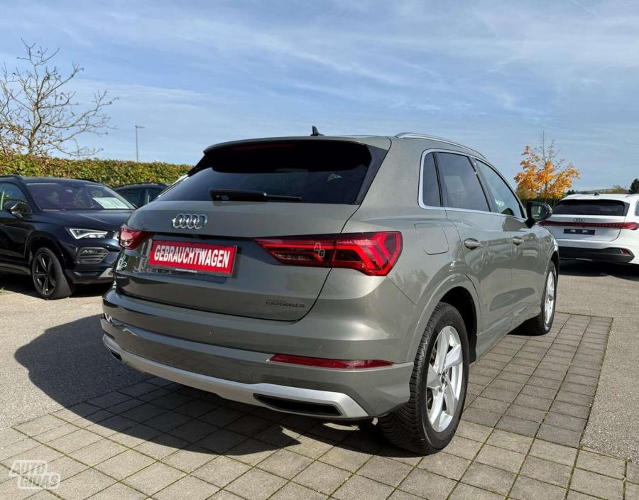 Grey Audi Q3 2021 in Kaunas, with an engine capacity of 1.50 L and mileage of 29 thousand km for 33083 €, photo 11 on AUTOMOTO.COM.LV