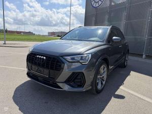 Grey Audi Q3 2021 in Siauliai, with an engine capacity of 1.97 L and mileage of 299 thousand km for 17400 €, photo 4 on AUTOMOTO.COM.LV