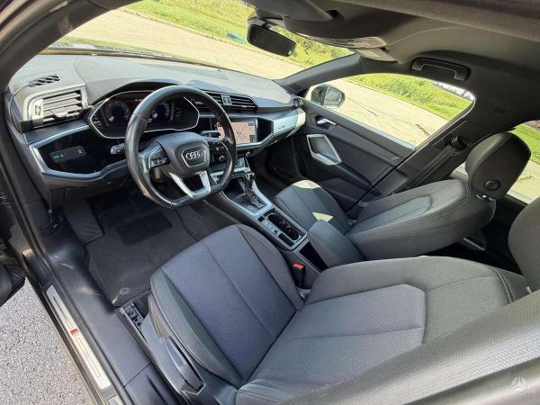 Grey Audi Q3 2021 in Siauliai, with an engine capacity of 1.97 L and mileage of 299 thousand km for 17400 €, photo 10 on AUTOMOTO.COM.LV