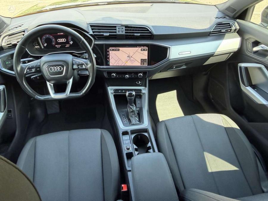 Grey Audi Q3 2021 in Siauliai, with an engine capacity of 1.97 L and mileage of 299 thousand km for 17400 €, photo 12 on AUTOMOTO.COM.LV