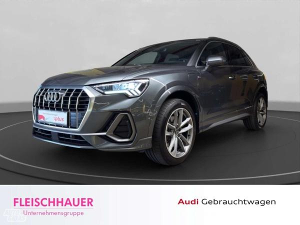 Pelēks Audi Q3 2022 Kauņa, ar dzinēja tilpumu 1.40 L un nobraukumu 65 tūkst. km par 32690 €, foto 1 vietnē AUTOMOTO.COM.LV