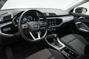 Grey Audi Q3 2022 in Kaunas, with an engine capacity of 1.50 L and mileage of 54 thousand km for 31072 €, photo 11 on AUTOMOTO.COM.LV