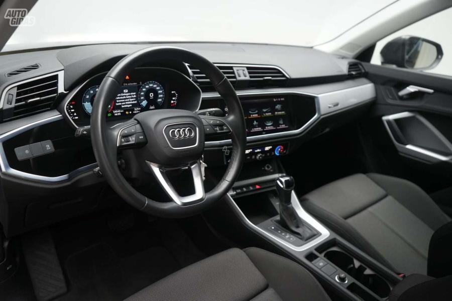 Grey Audi Q3 2022 in Kaunas, with an engine capacity of 1.50 L and mileage of 54 thousand km for 31072 €, photo 11 on AUTOMOTO.COM.LV