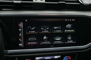 Grey Audi Q3 2022 in Kaunas, with an engine capacity of 1.50 L and mileage of 54 thousand km for 31072 €, photo 13 on AUTOMOTO.COM.LV