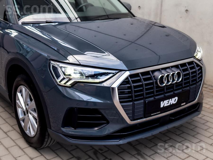 Pelēks Audi Q3 2022 Rīga, ar dzinēja tilpumu 1.50 L un nobraukumu 67 tūkst. km par 28900 €, foto 4 vietnē AUTOMOTO.COM.LV
