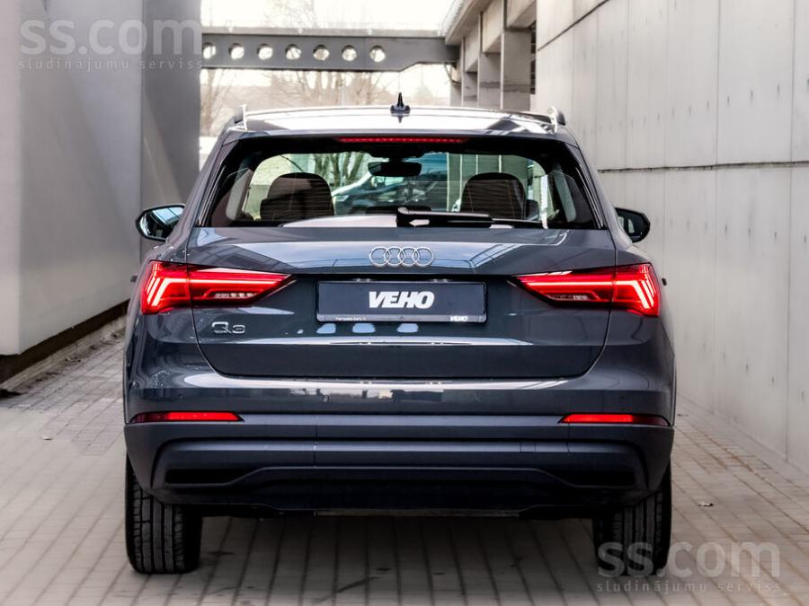 Pelēks Audi Q3 2022 Rīga, ar dzinēja tilpumu 1.50 L un nobraukumu 67 tūkst. km par 28900 €, foto 7 vietnē AUTOMOTO.COM.LV