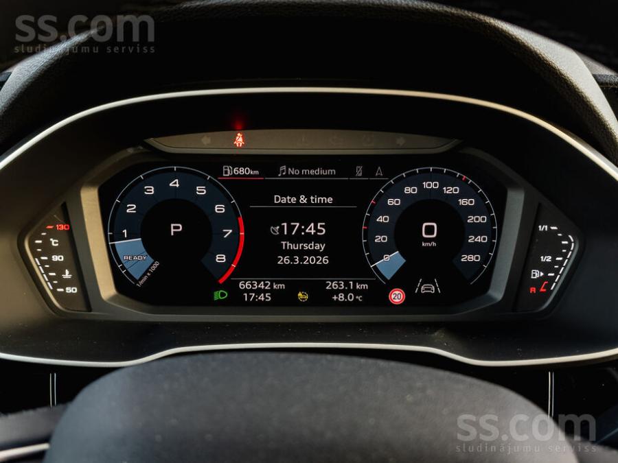 Pelēks Audi Q3 2022 Rīga, ar dzinēja tilpumu 1.50 L un nobraukumu 67 tūkst. km par 28900 €, foto 25 vietnē AUTOMOTO.COM.LV
