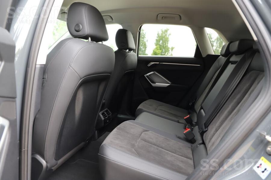 Grey Audi Q3 2022 in Tukums, with an engine capacity of 1.40 L and mileage of 42 thousand km for 27000 €, photo 15 on AUTOMOTO.COM.LV