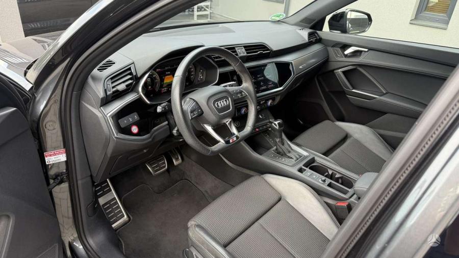 Pelēks Audi Q3 2022 Viļņa, ar dzinēja tilpumu 1.40 L un nobraukumu 147 tūkst. km par 23790 €, foto 9 vietnē AUTOMOTO.COM.LV