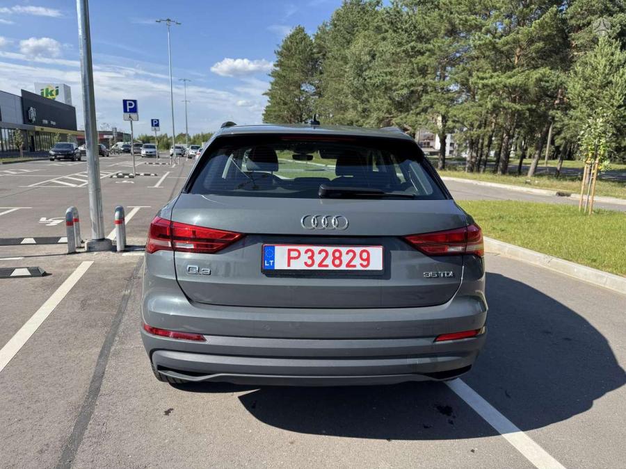 Grey Audi Q3 2022 in Utena, with an engine capacity of 1.97 L and mileage of 168 thousand km for 21400 €, photo 8 on AUTOMOTO.COM.LV