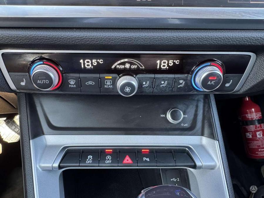 Grey Audi Q3 2022 in Utena, with an engine capacity of 1.97 L and mileage of 168 thousand km for 21400 €, photo 17 on AUTOMOTO.COM.LV