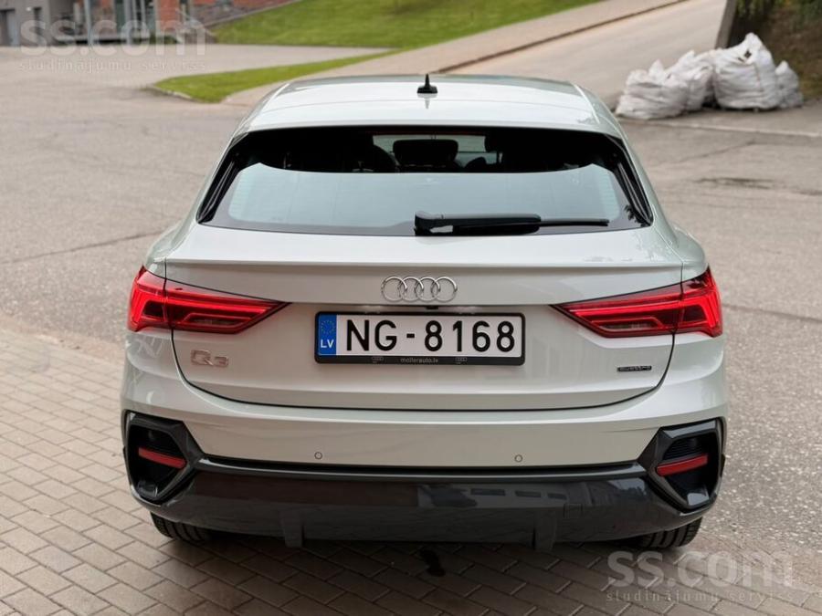 Pelēks Audi Q3 2022 Cēsis, ar dzinēja tilpumu 2.00 L un nobraukumu 70 tūkst. km par 31500 €, foto 5 vietnē AUTOMOTO.COM.LV