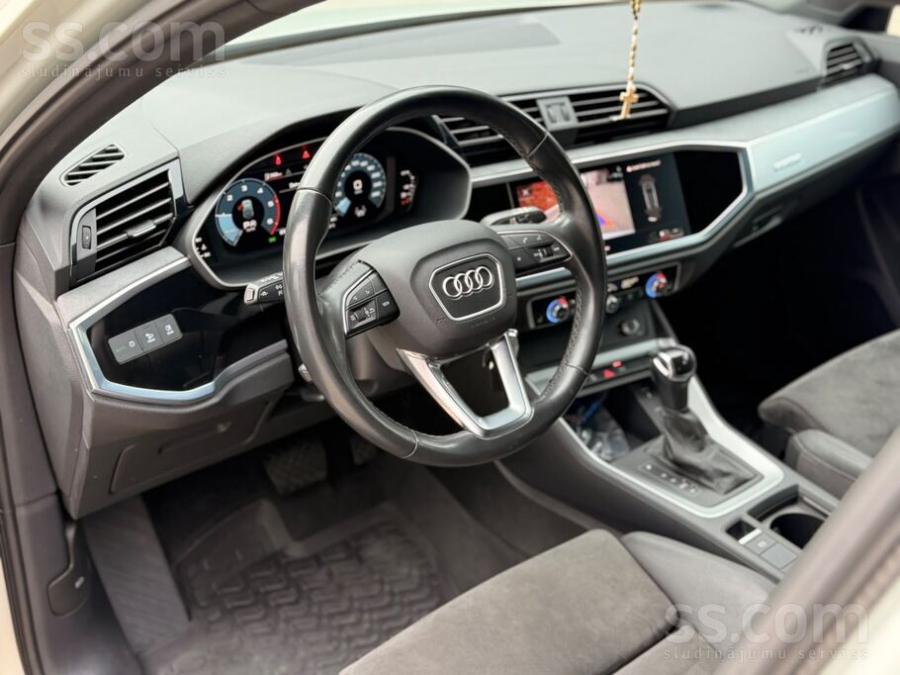 Pelēks Audi Q3 2022 Cēsis, ar dzinēja tilpumu 2.00 L un nobraukumu 70 tūkst. km par 31500 €, foto 9 vietnē AUTOMOTO.COM.LV