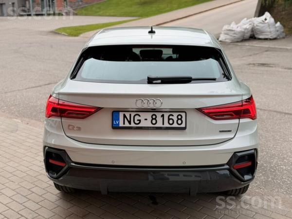 Pelēks Audi Q3 2022 Cēsis, ar dzinēja tilpumu 2.00 L un nobraukumu 70 tūkst. km par 31500 €, foto 5 vietnē AUTOMOTO.COM.LV